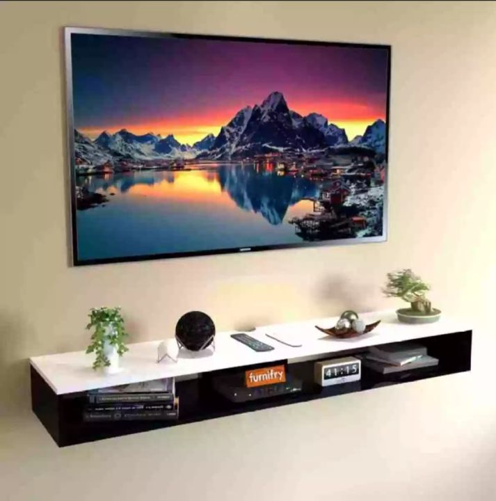 Led tv shelf Wall mounted lcd racks Floating tv stand Tv enterianment ...