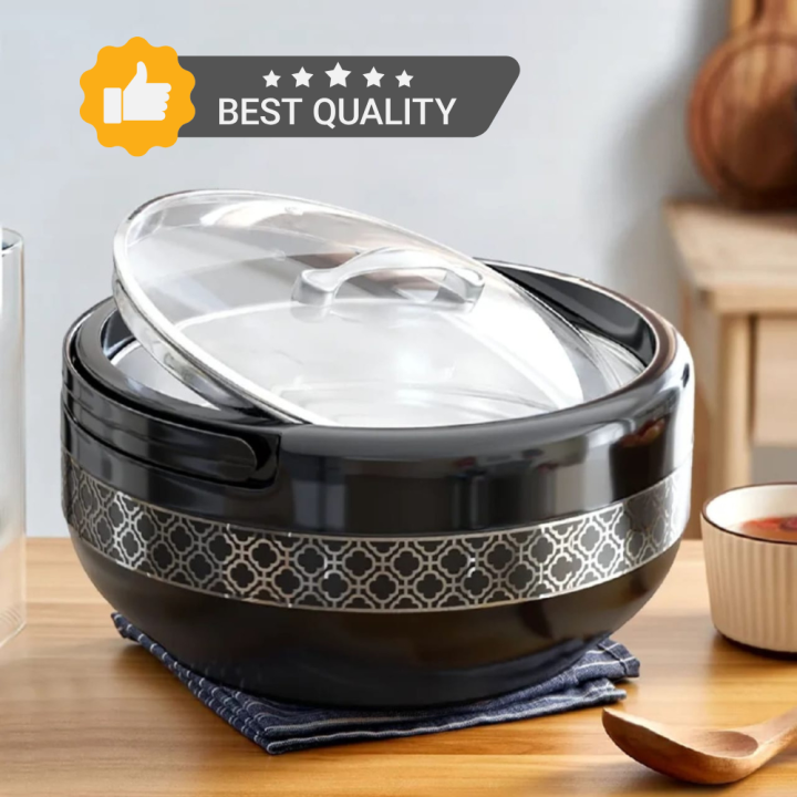 Hotpot – Brighton 4100ml Insulated Food Warmer with Glass Lid | BPA ...