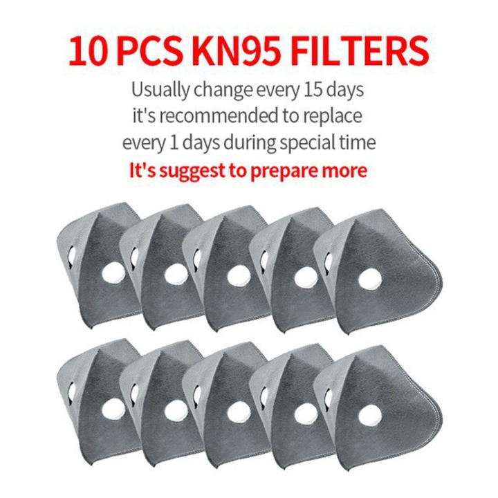 Ready Stock KN95 Mask Filter Activated Carbon Anti Dust Motorcycle ...