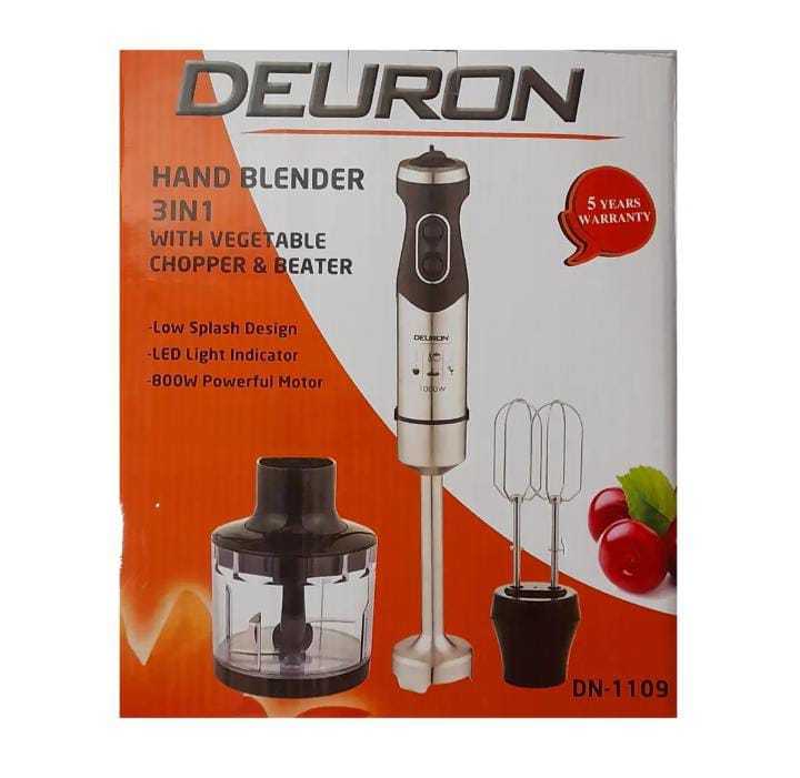 Deuron 3 in 1 Chopper , Beater And Blender All in one Hand Blender ...