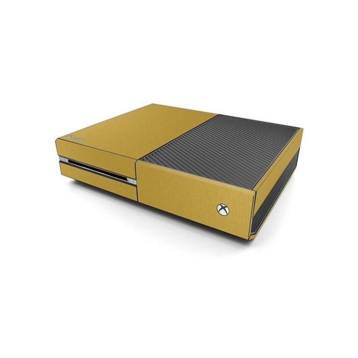XBOX ONE Golden Brushed Metal Texture Skin | Daraz.pk