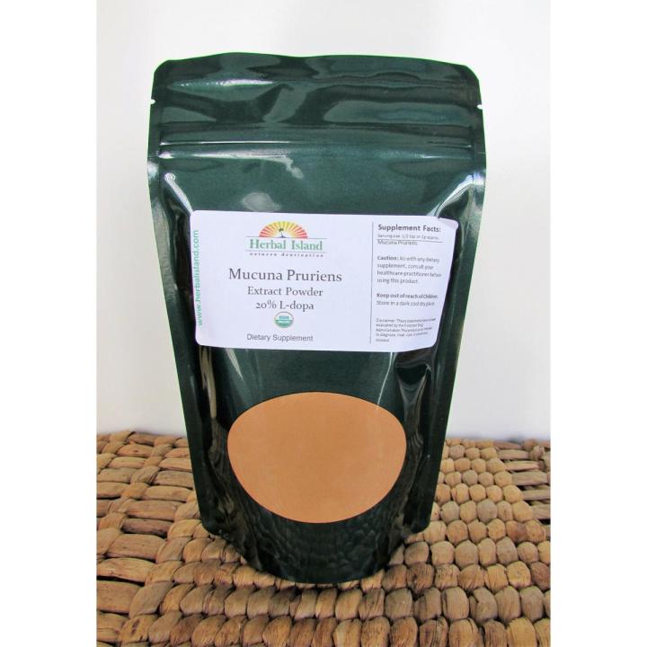 Mucuna Pruriens Extract Powder - 20%L-Dopa - Velvet Bean Dopamine 100gm ...