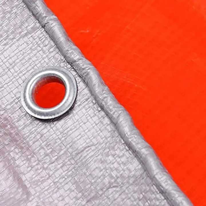 Tarpal Tarpaulin Orange Silver Double Coated 100% waterproof Heavy Duty ...