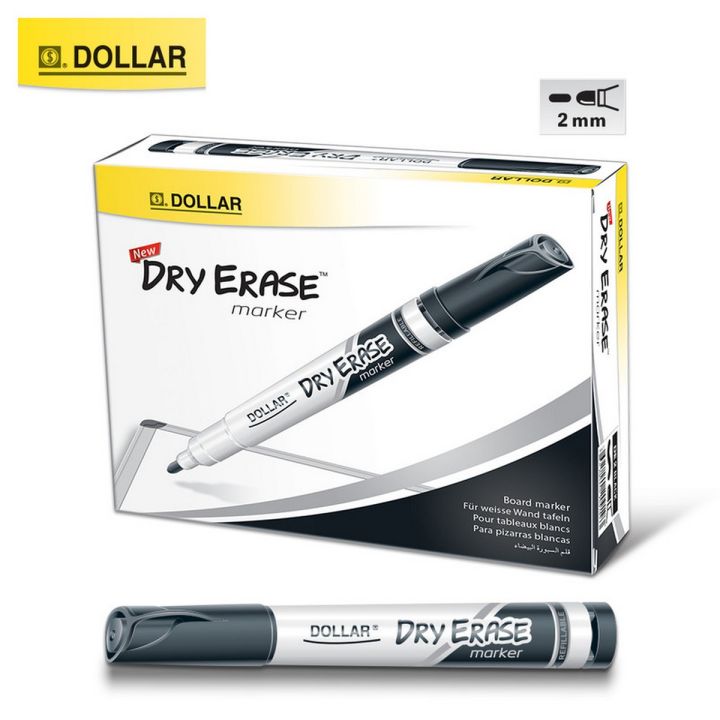 Dolar Board Dry Erase Marker – Smooth Writing Whiteboard Marker for ...