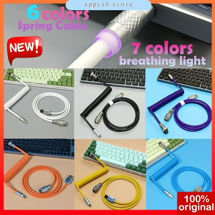 【Ready Stock+FREE Shipping+COD】6mm Thicker Spring Cable Breathing ...