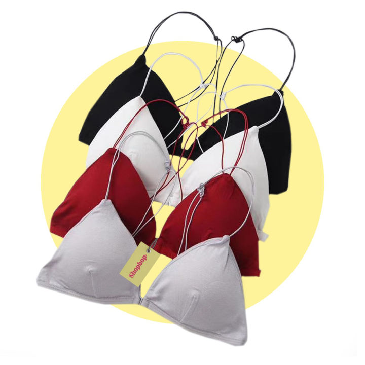 SHOPBOP Bra for Girls Front Open Bra French Triangle Cup Light Padded ...