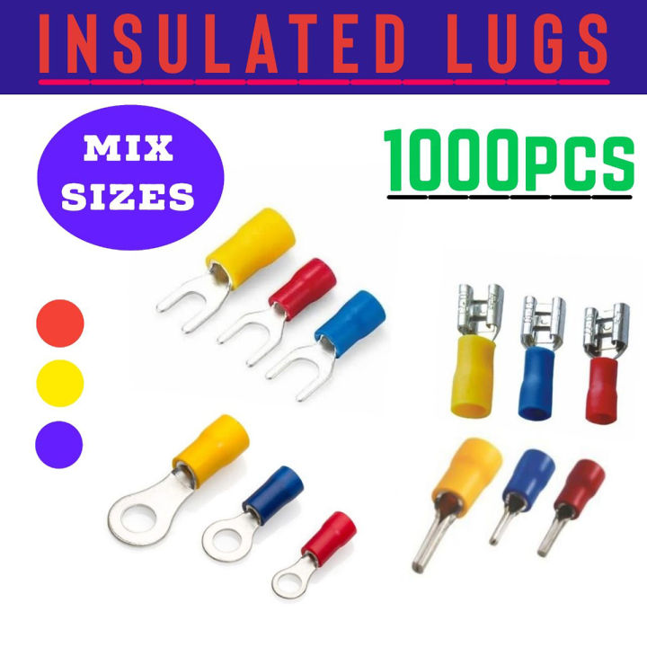 Insulated lugs, thimble, control thimbles, wire Terminals, I type, O ...