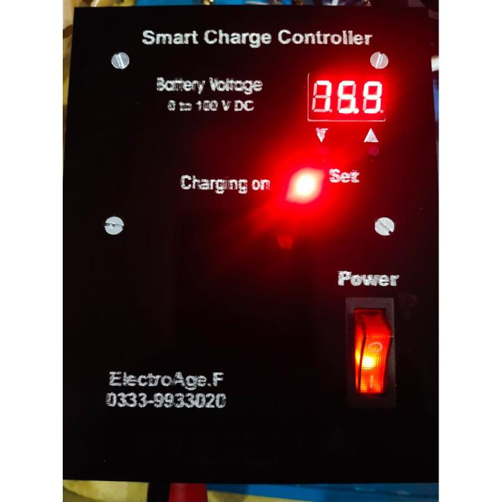 Smart battery charge controller lithium ion LiFeO4 lead acid cutt off ...