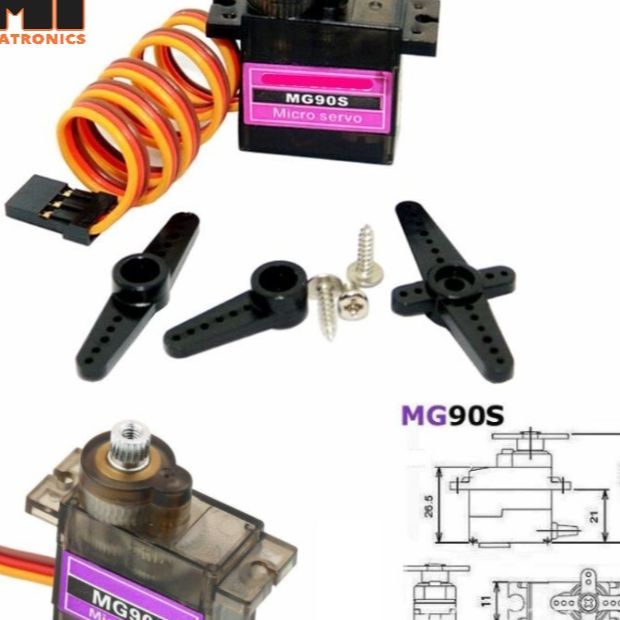 TowerPro MG90 Metal gear micro servo | Daraz.pk