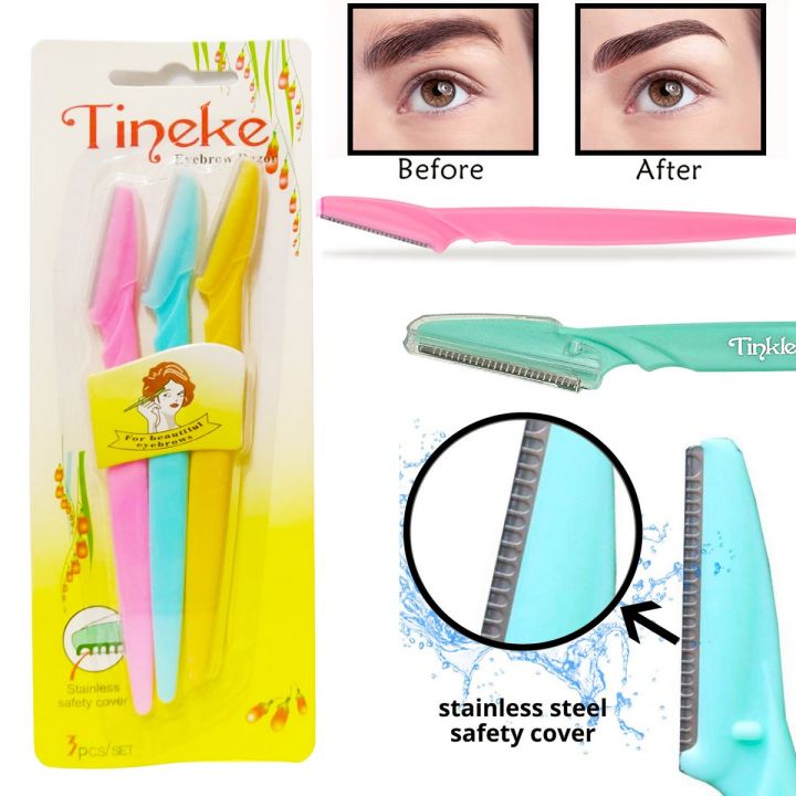 Pack Of 3 Tinkle Eyebrow Razrs | Daraz.pk