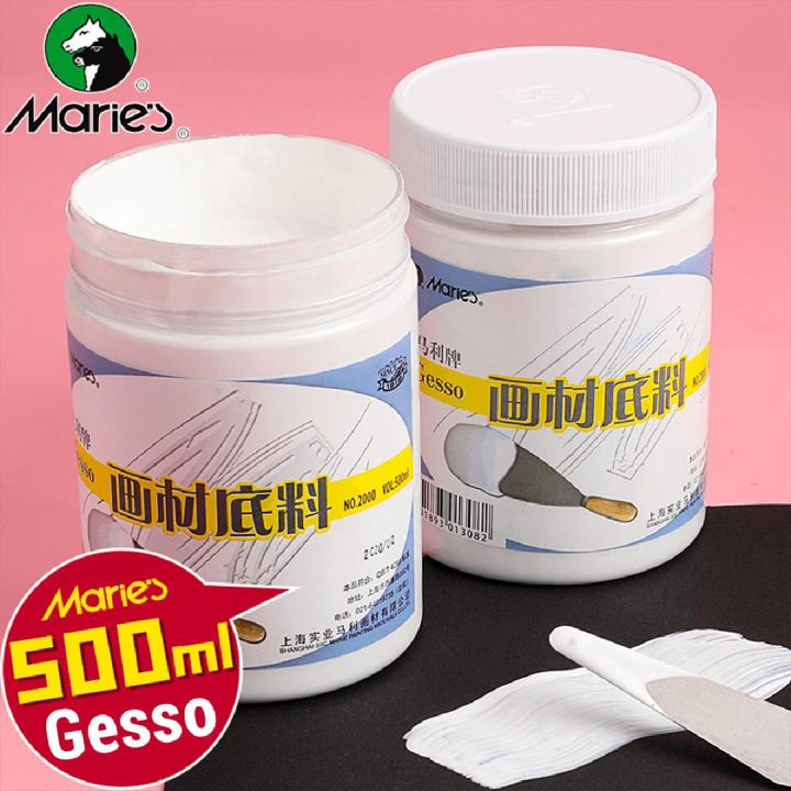 Maries Gesso Primer For Canvases 500ml | Daraz.pk