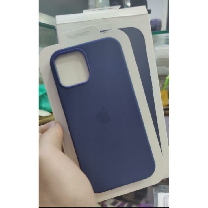 Genuine iphone 12 iphone 12 Pro Silicone Cover Soft-Touch Finish Back ...