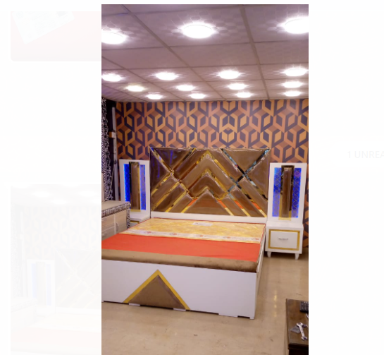 bed with side table | Daraz.pk