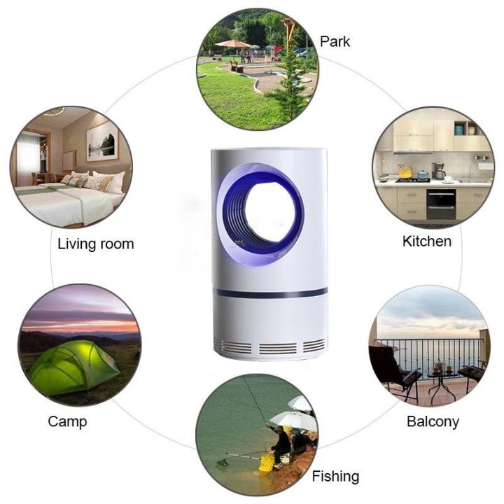 USB Rechargeable Mosquito Killer Lamp | LED Electric Mosquito Trap ...