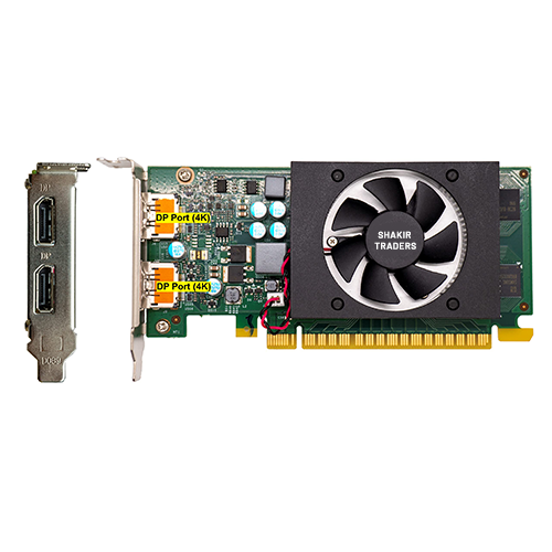 NVIDIA GEFORCE GT730 2GB GDDR5 GAMING GRAPHIC CARD, DP TO VGA CONVERTER ...