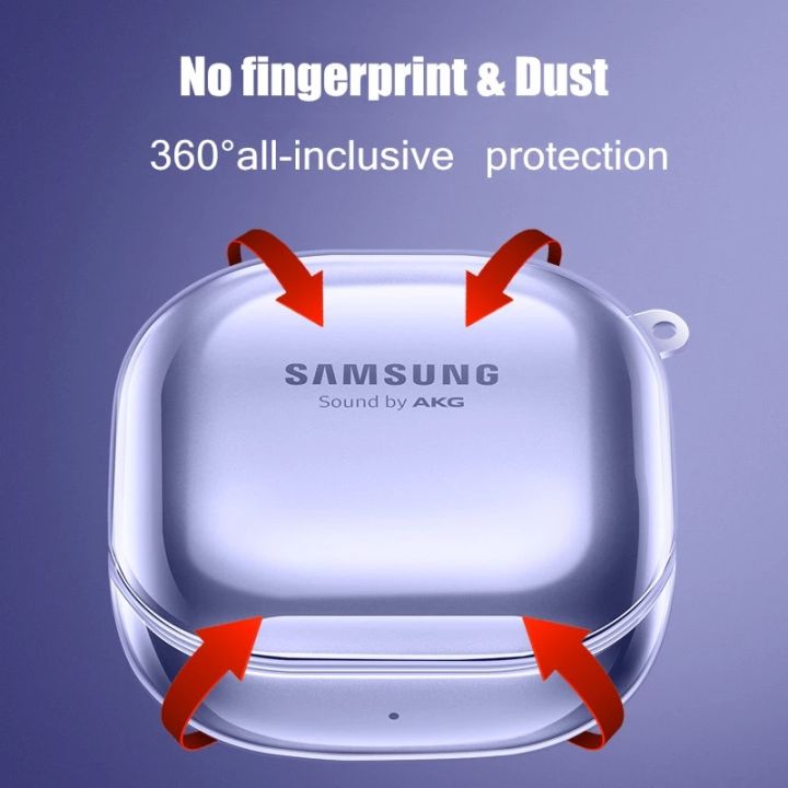 Clear Hard Pc Case For Galaxy Buds 2 Pro Live Fe Case Galaxy Buds2 Buds ...