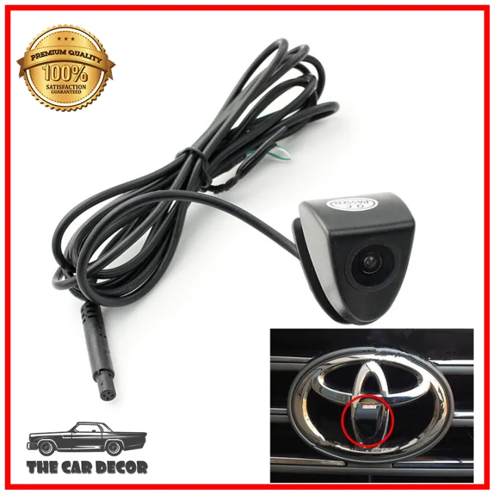 Toyota HD CCD night vision water proof car camera front view | Daraz.pk