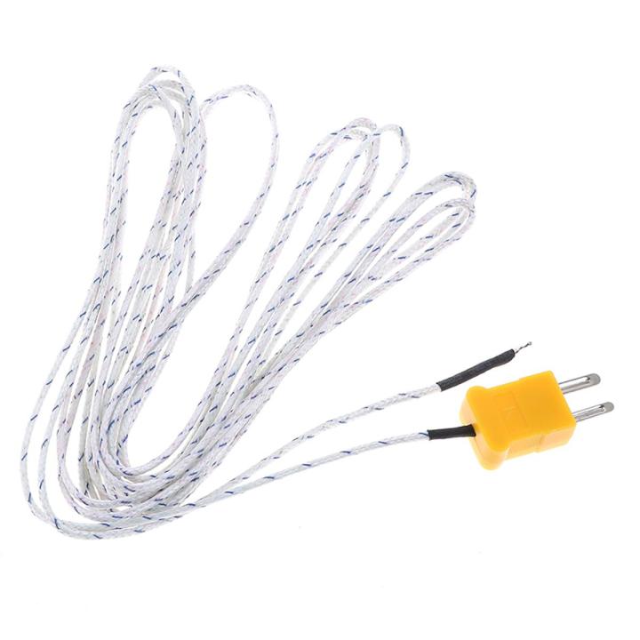 1PC 5m K type temperature sensor thermocouple probe cable wire | Daraz.pk