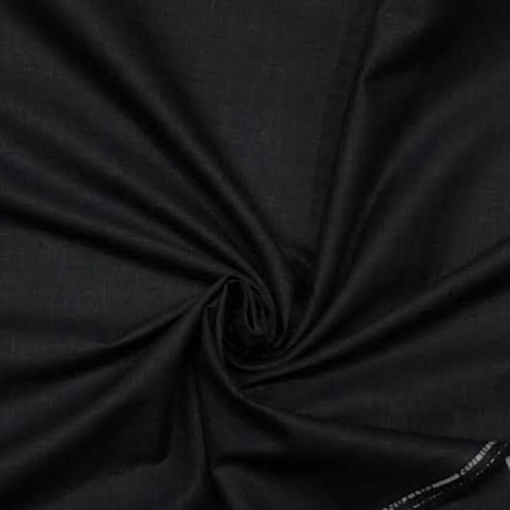 Pure Black Colour Suit Of Washing-Wear Unstitched Fabric For Men ...