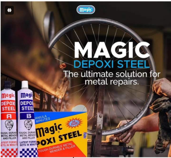Magic Depoxi Steel & Magic 4 Minute Clear Epoxy & Magic Epoxy Steel ...
