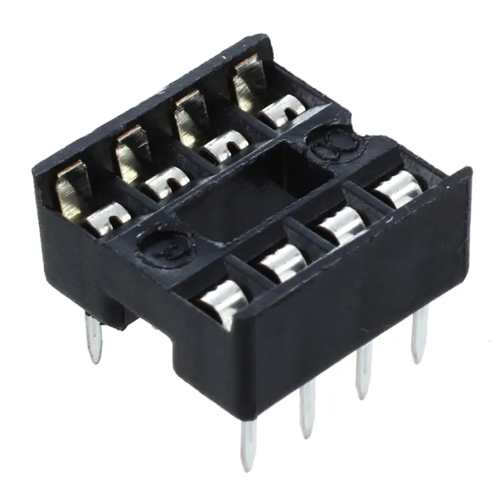 10 x 8 Pin DIP IC Sockets Adaptor Solder Type Socket | Daraz.pk