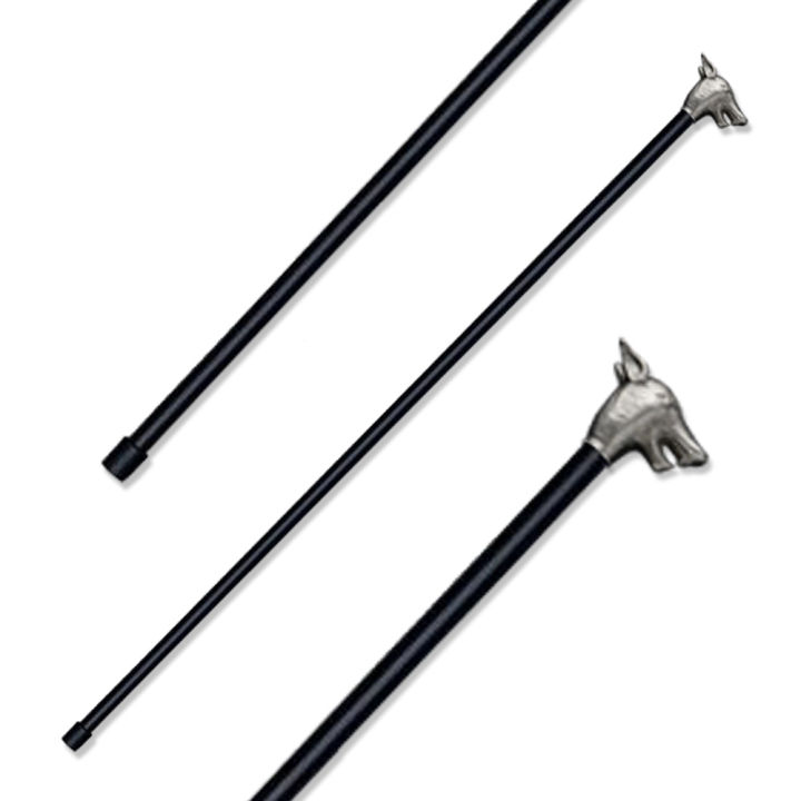 Handle Walking Stick, Walking Stick With Wolf Head Handle, Wolf Themed ...