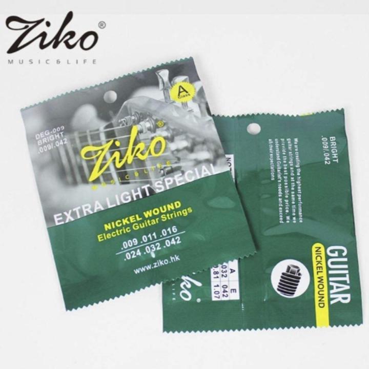 Ziko Extra light Electric guitar strings Set DEG-009 Original! | Daraz.pk