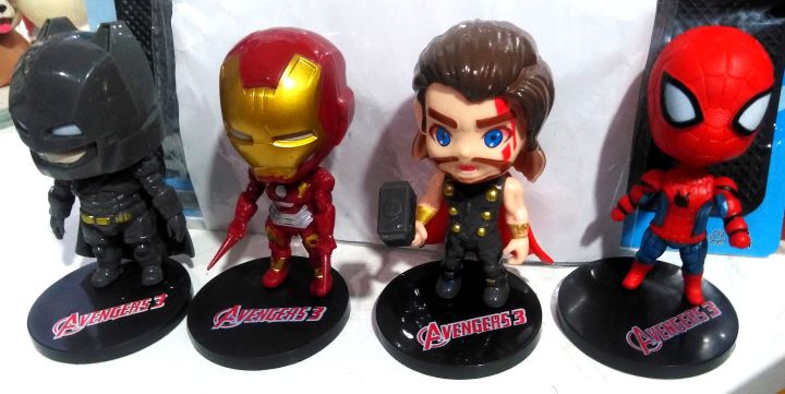 4 TYPES of Avengers Hero's for Dashboard Decoration with FREE base ...