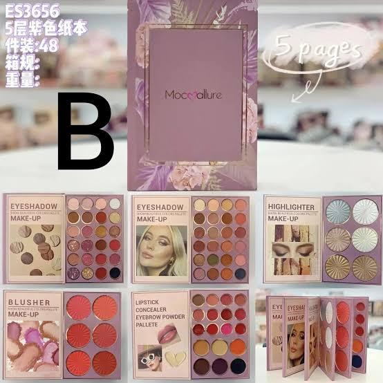 Mocallure 5-Page Makeup Book – All-in-One Face Palette 5-in-1 makeup ...