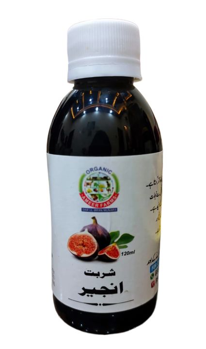 Anjeer Syrup, 120 ml Syrup, Ameer Farms Products, Organic and Pure Fig ...