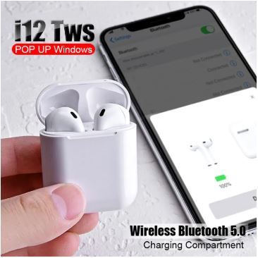 i 12 Earbuds True Wireless earbuds Stereo BT V5.0 Dual Air Buds ...
