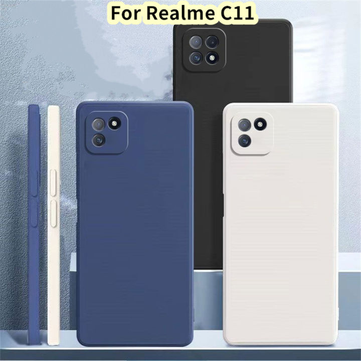 Original For Realme C11 Silicone Full Cover Case Antifouling Phone Case ...
