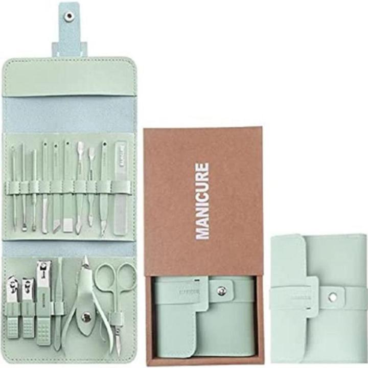 16pcs Portable Nail Clippers Set Medical Grade Stainless Steel Nail ...