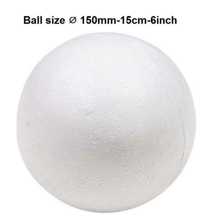 Thermocol (Thermopol) Balls size 15 cms dia | Daraz.pk
