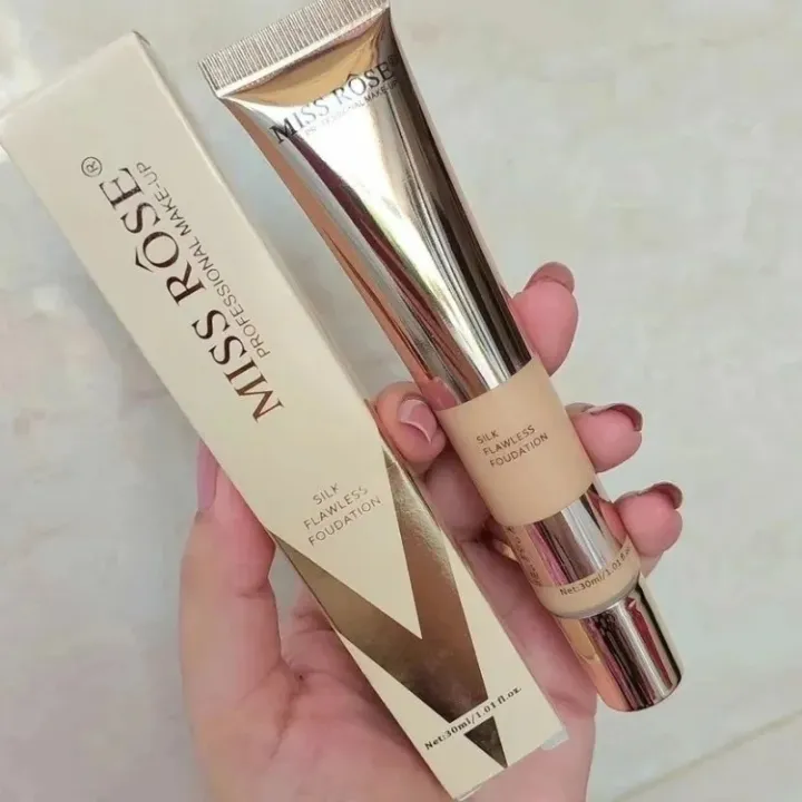 Silk Flawless Liquid Foundation – Long Lasting Lightweight Base Makeup ...