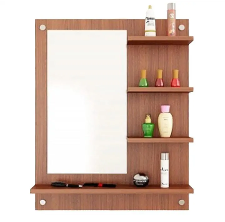Wall Mounted Mirror with Shelf – DIY Compact Dressing Table for Bedroom ...