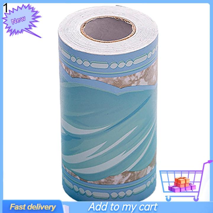 1 Roll Wall Stickers Colorful Self-adhesive PVC Stylish DIY Flower ...