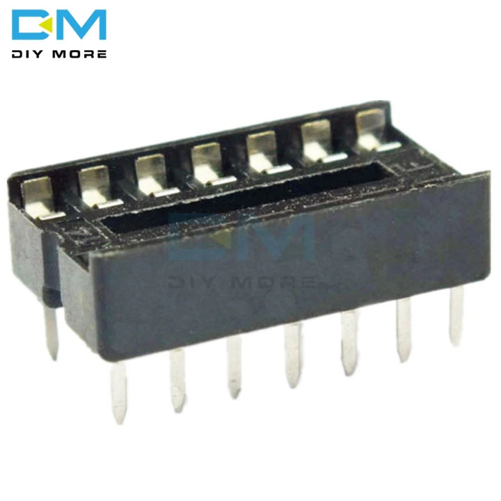 30Pcs 14 Pin 14P 14pin DIP IC Socket Adaptor Solder Type Socket Pitch ...