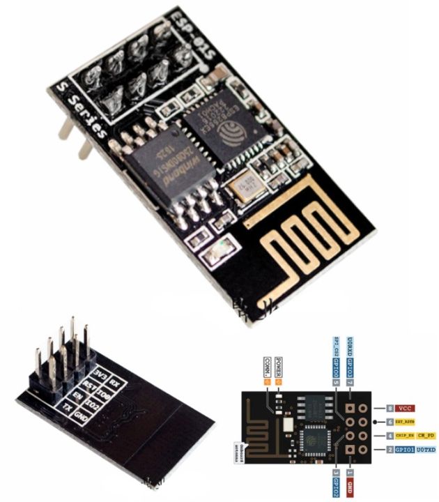 ESP-01S Wifi ESP8266 1MB Module | Daraz.pk