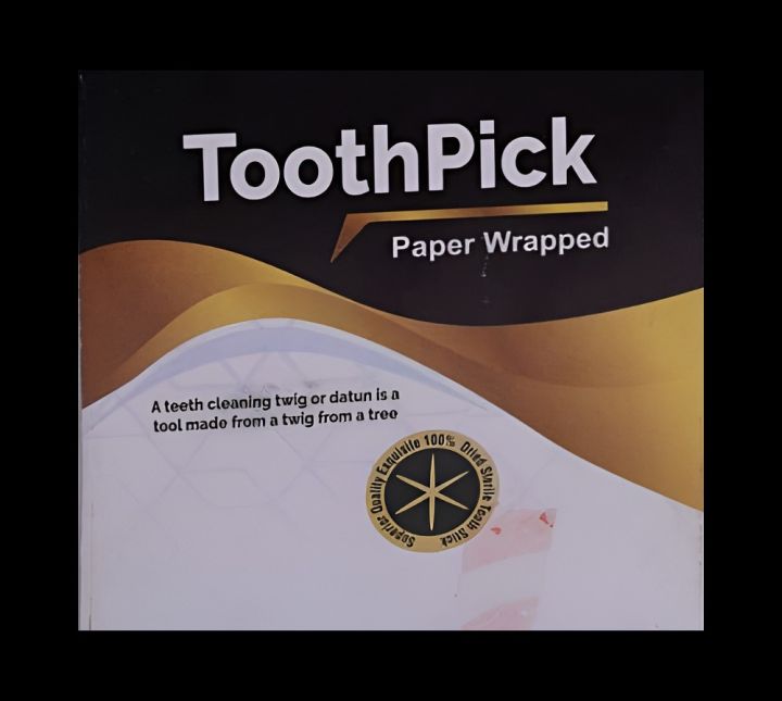 ToothPick Paper Single Wrapped 500 Pcs | Daraz.pk