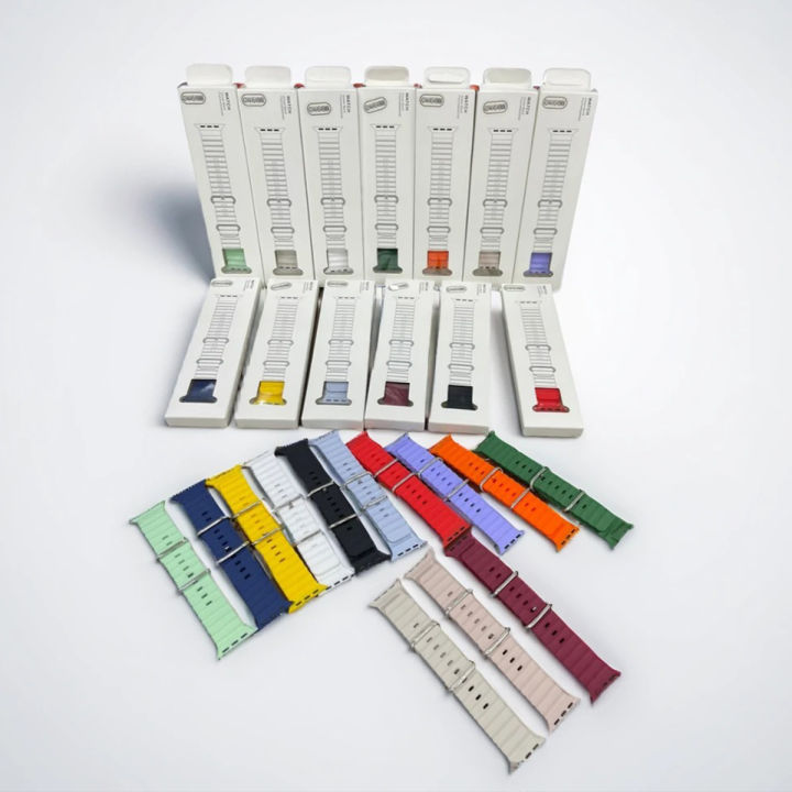 Ocean Silicone Strap for T800 T900 T94 i8 Pro Max X8 Ultra and More ...