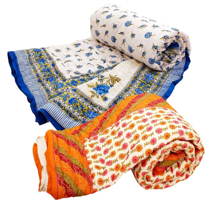Vicky Razai Comforter and Quilt Warm Razaai Single Razai and Double ...