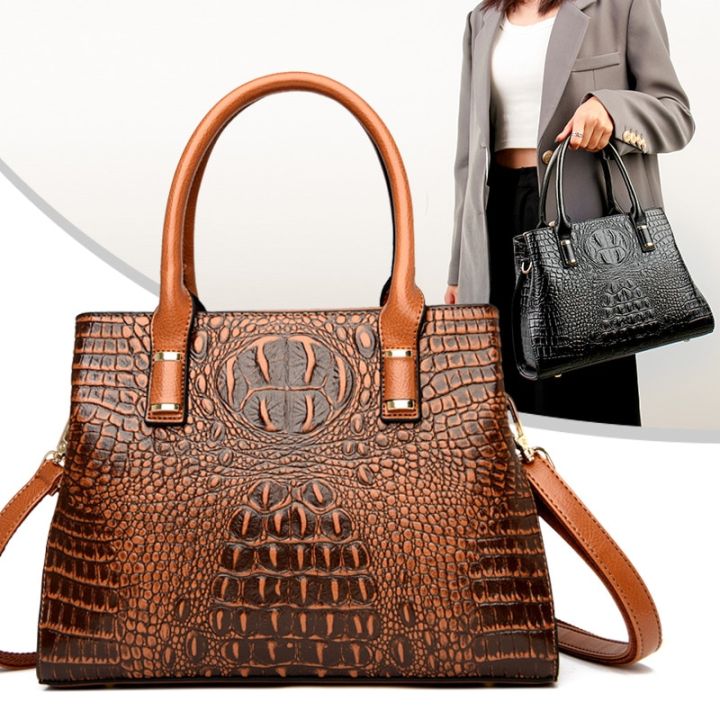 Big Retro Shoulder Handbags for Women Large Pu Leather Tote Bag New ...