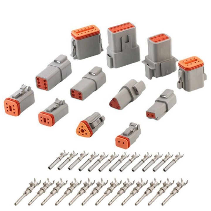 Accessories Plastic Automotive Multi Plug 2/3/4/6/8/12Pin Metal Car ...