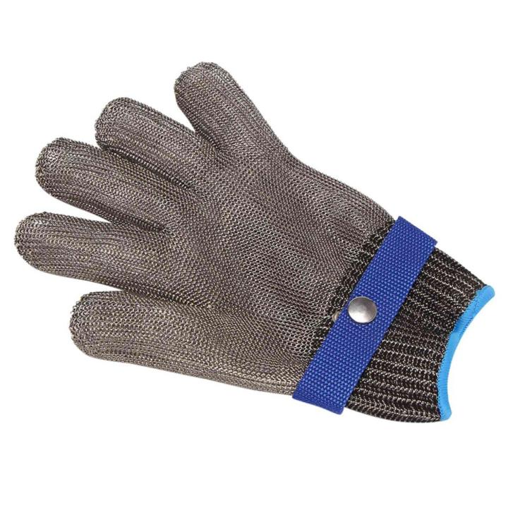 2X Cut Resistant Gs-Stainless Steel Wire Mesh Butcher Safety Work Gs ...