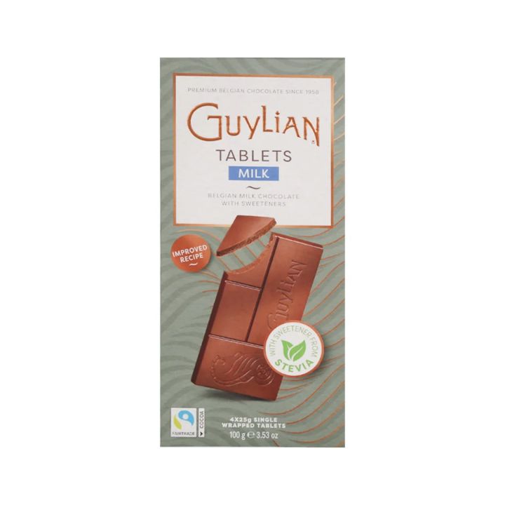 GUYLIAN BELGIAN CHOCOLATE TABLETS MILK 100 GM (𝐢𝐦𝐩𝐨𝐫𝐭𝐞𝐝 & 𝐨𝐫𝐢𝐠𝐧𝐚𝐥 ...