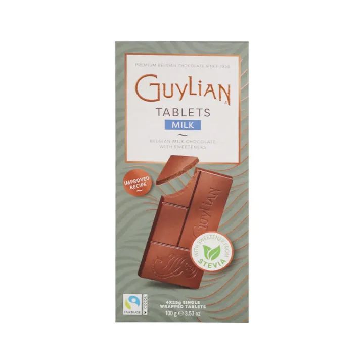 GUYLIAN BELGIAN CHOCOLATE TABLETS MILK 100 GM (𝐢𝐦𝐩𝐨𝐫𝐭𝐞𝐝 & 𝐨𝐫𝐢𝐠𝐧𝐚𝐥 ...
