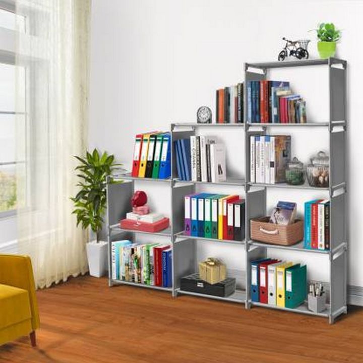 5X2 Books racks shelves DIY multi layers Stand Simple Modern Bookcase ...