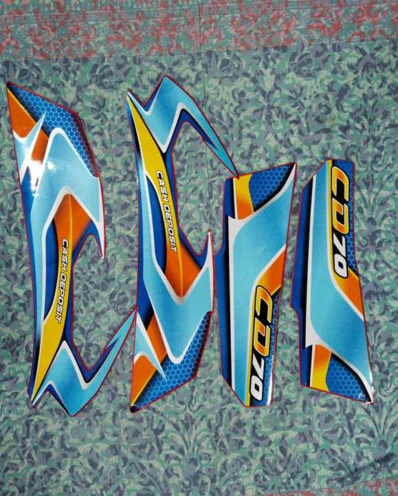 Trending Sticker 2026 Model CD 70 Tanki Tappa Sticker Color full ...