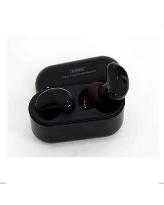 Remax TWS5 True Wireless Stereo Earbuds With Charging Box Black | Daraz.pk